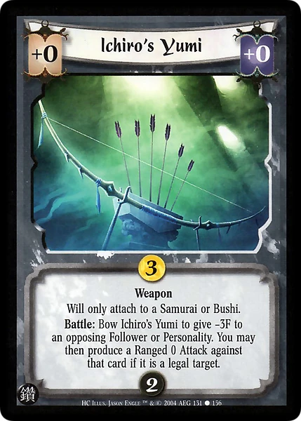 Ichiro's Yumi/card | L5r: Legend of the Five Rings Wiki | Fandom