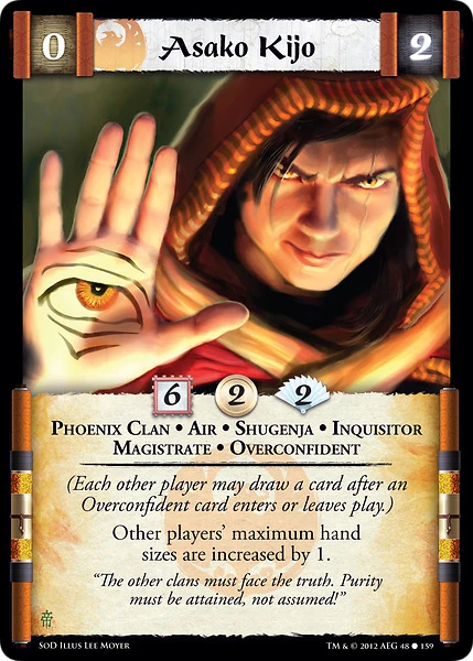 Asako Kijo/card | L5r: Legend of the Five Rings Wiki | Fandom