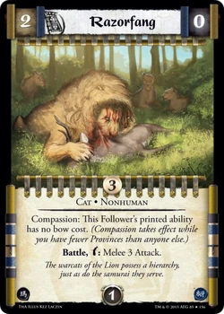 Razorfang/card | L5r: Legend of the Five Rings Wiki | Fandom