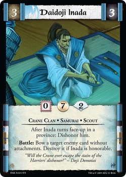 Daidoji Inada/card | L5r: Legend of the Five Rings Wiki | Fandom
