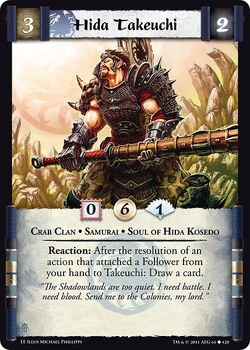 Hida Takeuchi/card | L5r: Legend of the Five Rings Wiki | Fandom