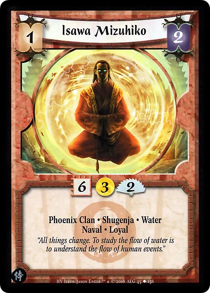 Isawa Mizuhiko/card | L5r: Legend of the Five Rings Wiki | Fandom