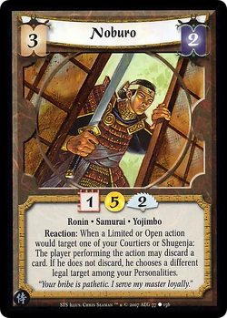 Noburo/card | L5r: Legend of the Five Rings Wiki | Fandom