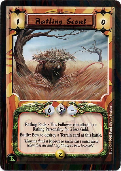 Ratling Scout/card | L5r: Legend of the Five Rings Wiki | Fandom