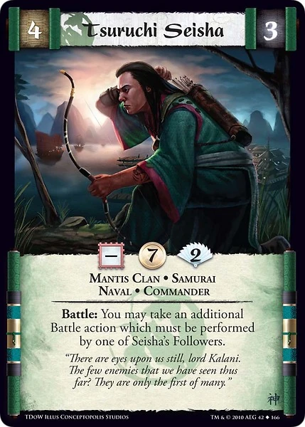 Tsuruchi Seisha/card | L5r: Legend of the Five Rings Wiki | Fandom
