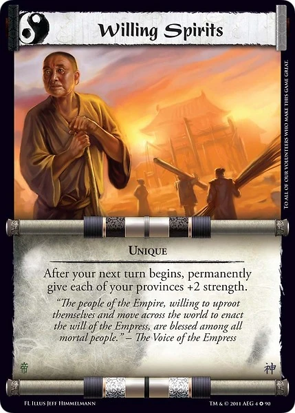Willing Spirits/card | L5r: Legend of the Five Rings Wiki | Fandom