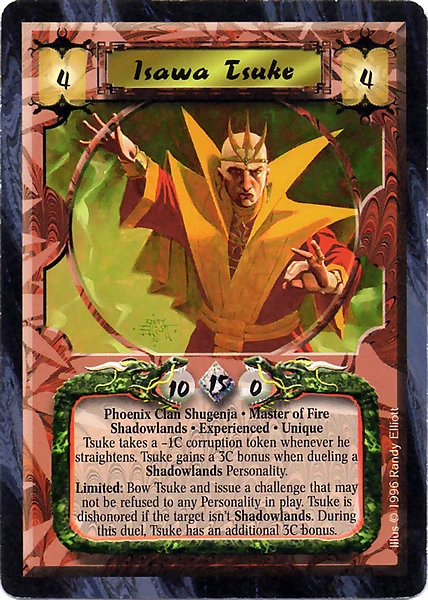 Isawa Tsuke Exp/card | L5r: Legend of the Five Rings Wiki | Fandom