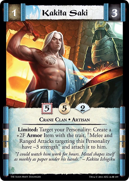 Kakita Saki/card | L5r: Legend of the Five Rings Wiki | Fandom
