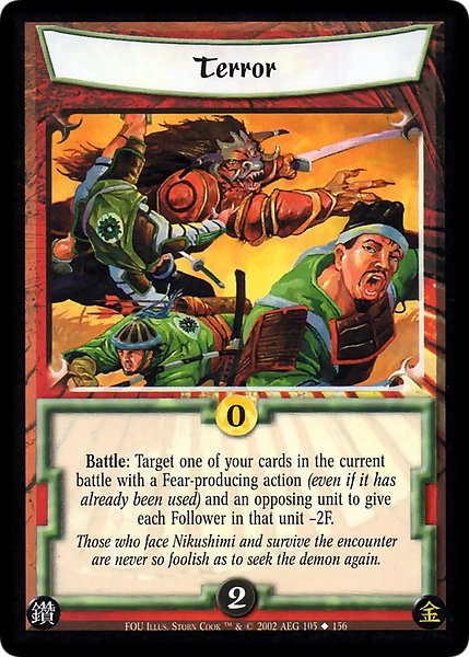 Terror/card | L5r: Legend of the Five Rings Wiki | Fandom