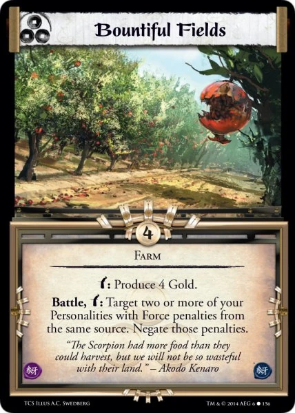 Bountiful Fields/card | L5r: Legend of the Five Rings Wiki | Fandom