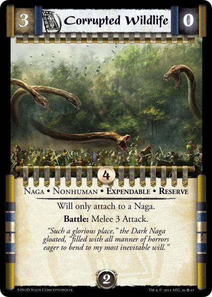 Corrupted Wildlife/card | L5r: Legend of the Five Rings Wiki | Fandom