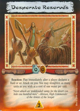 Desperate Reserves/card | L5r: Legend of the Five Rings Wiki | Fandom