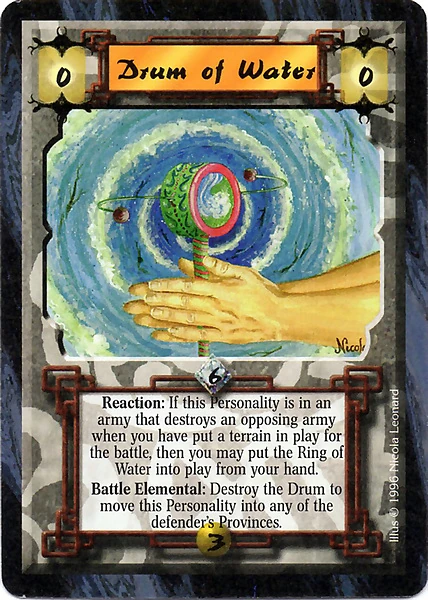 Drum of Water/card | L5r: Legend of the Five Rings Wiki | Fandom