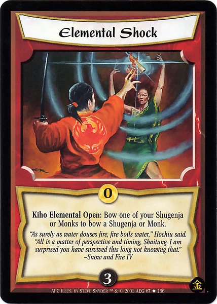 Elemental Shock/card | L5r: Legend of the Five Rings Wiki | Fandom
