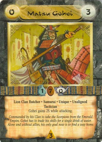 Matsu Gohei (LBS)/card | L5r: Legend of the Five Rings Wiki | Fandom