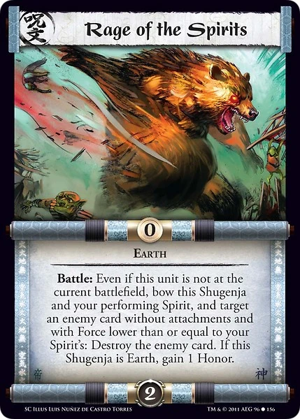 Rage of the Spirits/card | L5r: Legend of the Five Rings Wiki | Fandom