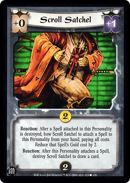 Scroll Satchel/card | L5r: Legend of the Five Rings Wiki | Fandom
