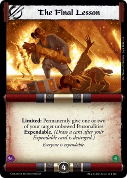 The Final Lesson/card | L5r: Legend of the Five Rings Wiki | Fandom