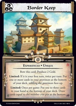 Border Keep Exp/card | L5r: Legend of the Five Rings Wiki | Fandom