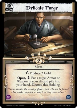 Delicate Forge/card | L5r: Legend of the Five Rings Wiki | Fandom