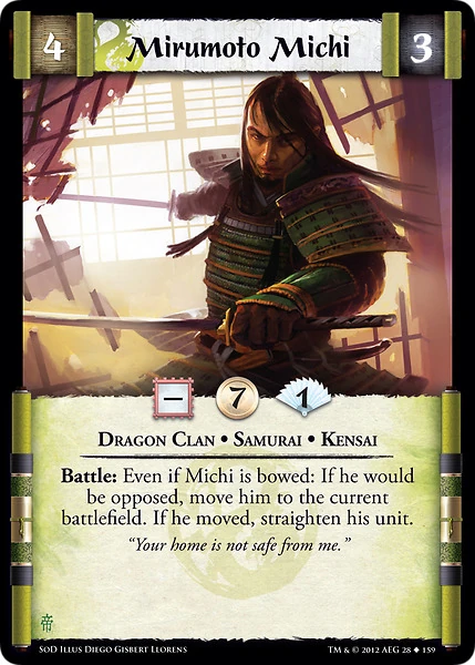 Mirumoto Michi/card | L5r: Legend of the Five Rings Wiki | Fandom