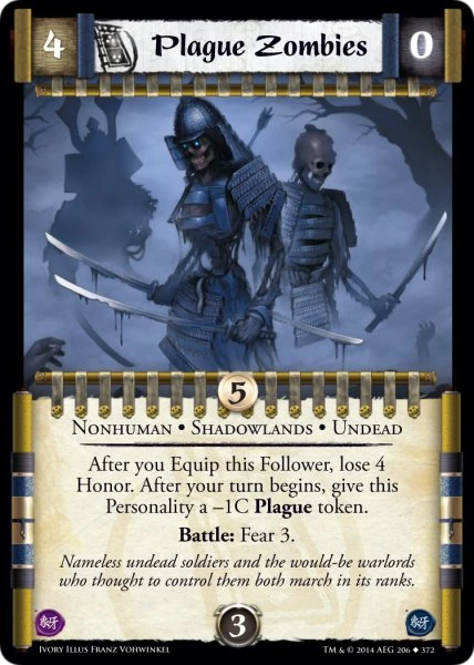 Plague Zombies/card2 | L5r: Legend of the Five Rings Wiki | Fandom