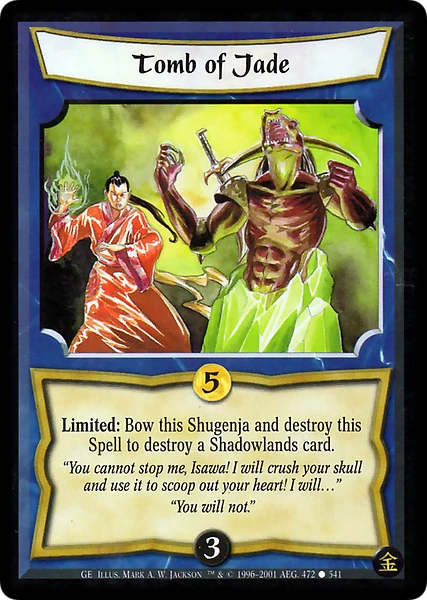 Tomb of Jade/card2 | L5r: Legend of the Five Rings Wiki | Fandom