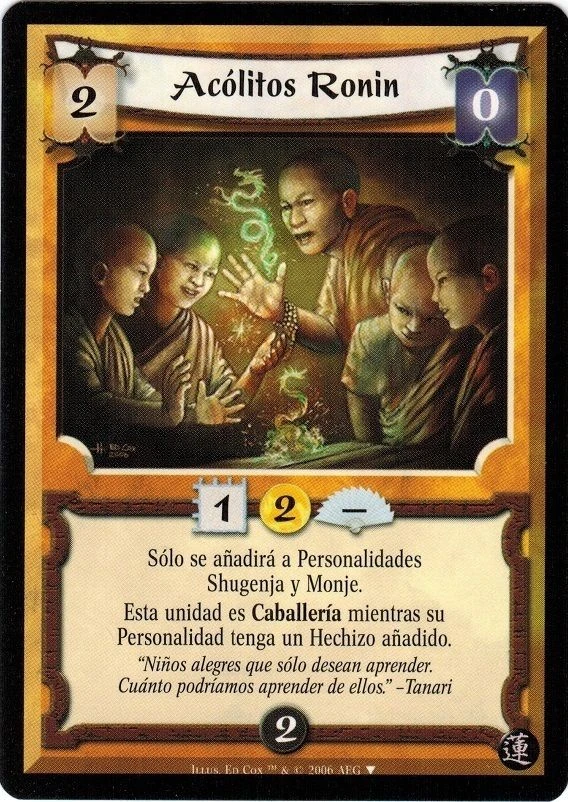 Acólitos Ronin/card | L5r: Legend of the Five Rings Wiki | Fandom