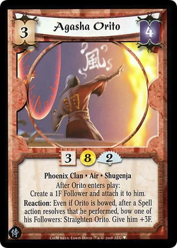 Agasha Orito/card | L5r: Legend of the Five Rings Wiki | Fandom
