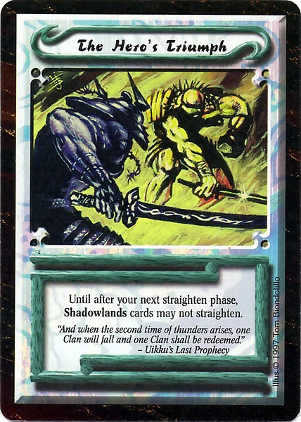 The Hero's Triumph/card | L5r: Legend of the Five Rings Wiki | Fandom