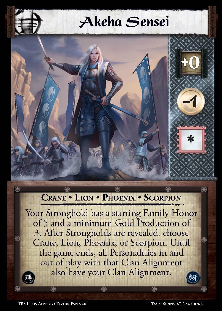 Akeha Sensei/card | L5r: Legend of the Five Rings Wiki | Fandom