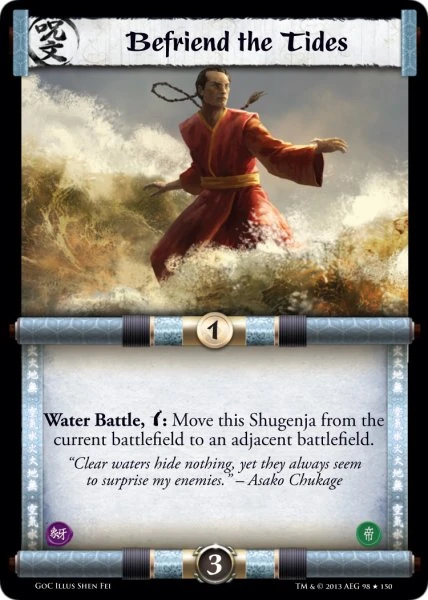 Befriend the Tides/card | L5r: Legend of the Five Rings Wiki | Fandom