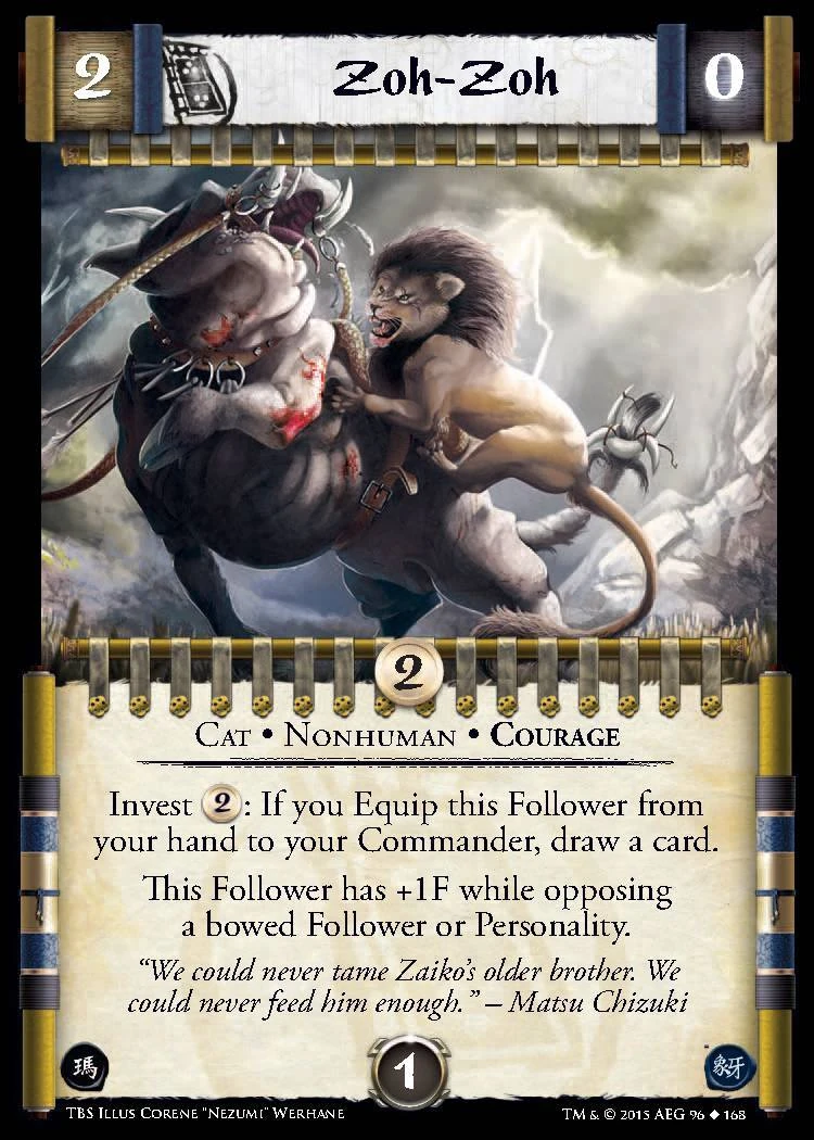 Zoh-Zoh/card | L5r: Legend of the Five Rings Wiki | Fandom