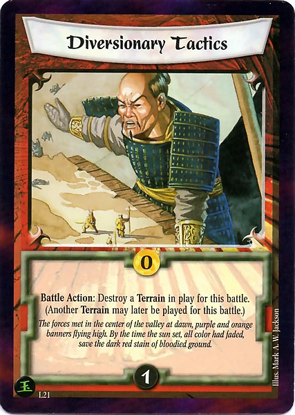 Diversionary Tactics/card2 | L5r: Legend of the Five Rings Wiki | Fandom