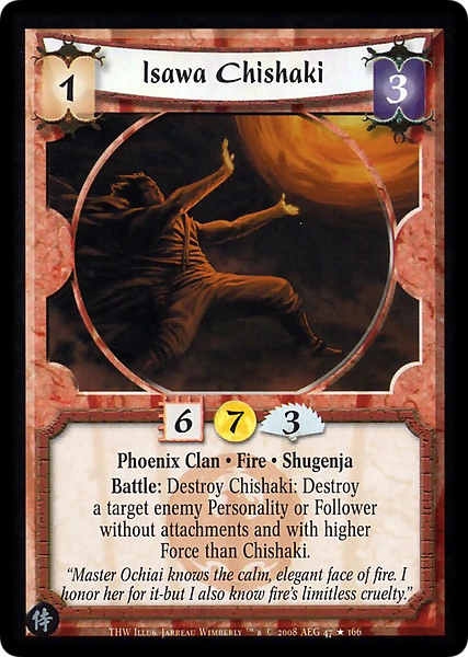 Isawa Chishaki/card | L5r: Legend of the Five Rings Wiki | Fandom