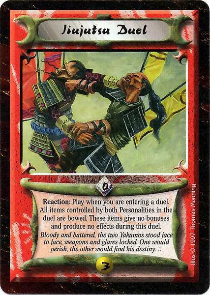 Jiujutsu Duel/card | L5r: Legend of the Five Rings Wiki | Fandom