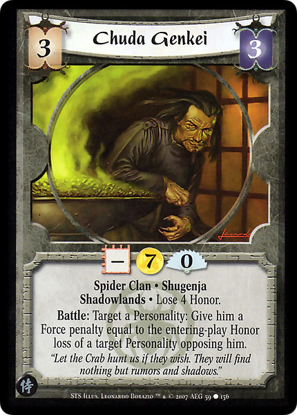 Chuda Genkeicard L5r Legend Of The Five Rings Wiki Fandom