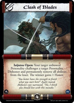 Clash of Blades/card | L5r: Legend of the Five Rings Wiki | Fandom