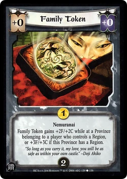 Family Token/card | L5r: Legend of the Five Rings Wiki | Fandom