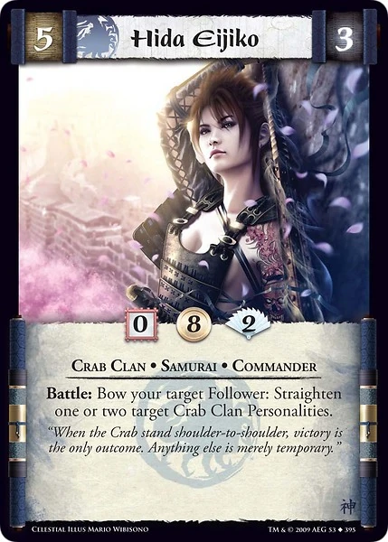 Hida Eijiko/card | L5r: Legend of the Five Rings Wiki | Fandom