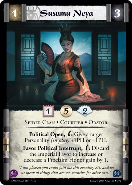 Susumu Neya/card | L5r: Legend of the Five Rings Wiki | Fandom