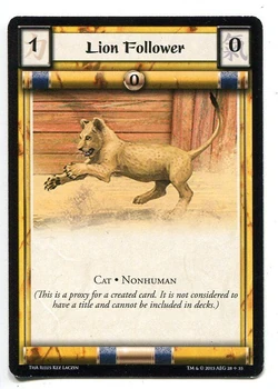 Lion Follower/card2 | L5r: Legend of the Five Rings Wiki | Fandom