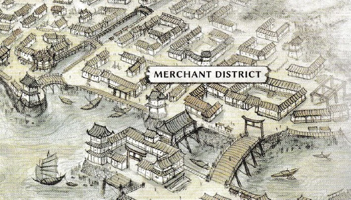Merchant District (Slow Tide Harbor) | L5r: Legend of the Five Rings ...