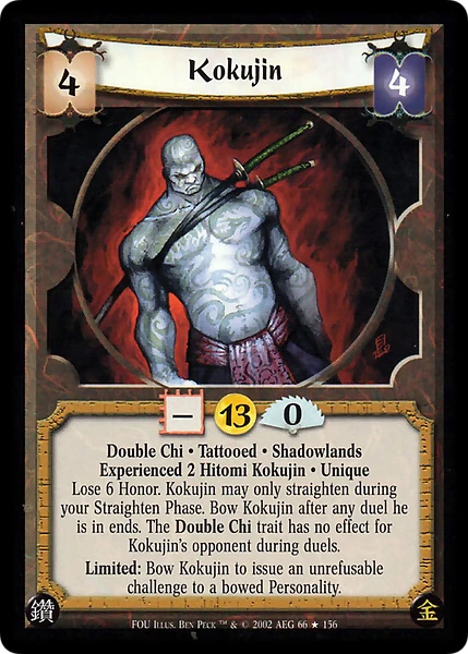 Kokujin/card | L5r: Legend of the Five Rings Wiki | Fandom