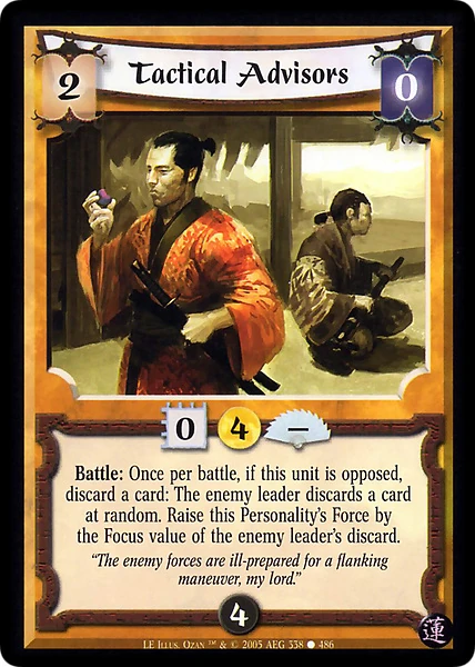 Tactical Advisors/card | L5r: Legend of the Five Rings Wiki | Fandom