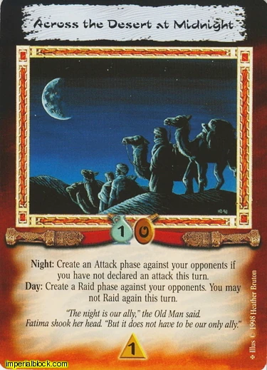 Across the Desert at Midnight/card | L5r: Legend of the Five Rings Wiki ...
