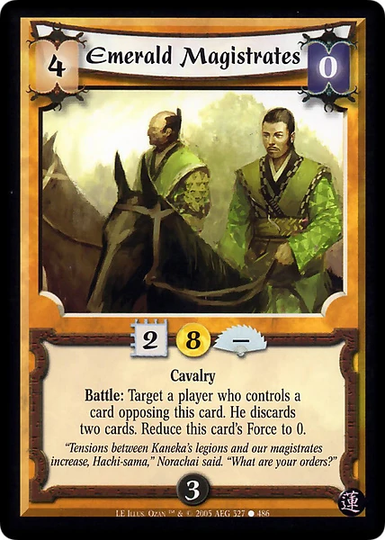 Emerald Magistrates/card2 | L5r: Legend of the Five Rings Wiki | Fandom