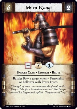 Ichiro Kaagi/card | L5r: Legend of the Five Rings Wiki | Fandom