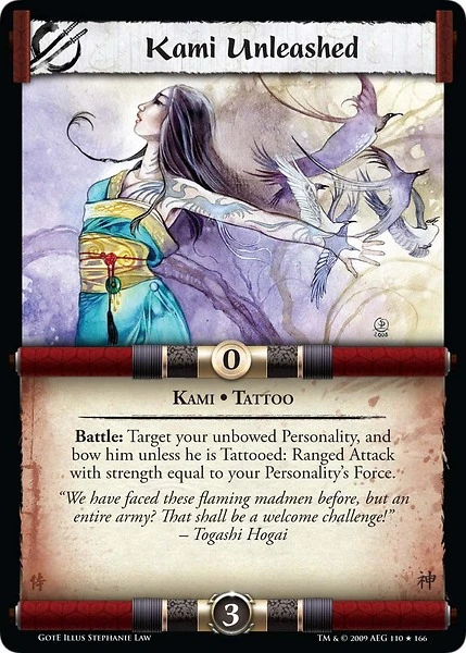 Kami Unleashed/card | L5r: Legend of the Five Rings Wiki | Fandom
