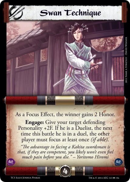 Swan Technique/card | L5r: Legend of the Five Rings Wiki | Fandom